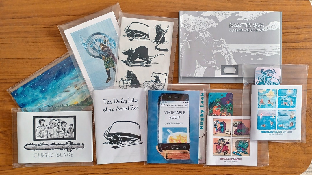 Indie Zine Bundle: Artist Rat, Mermaid, Travel, and More - Etsy