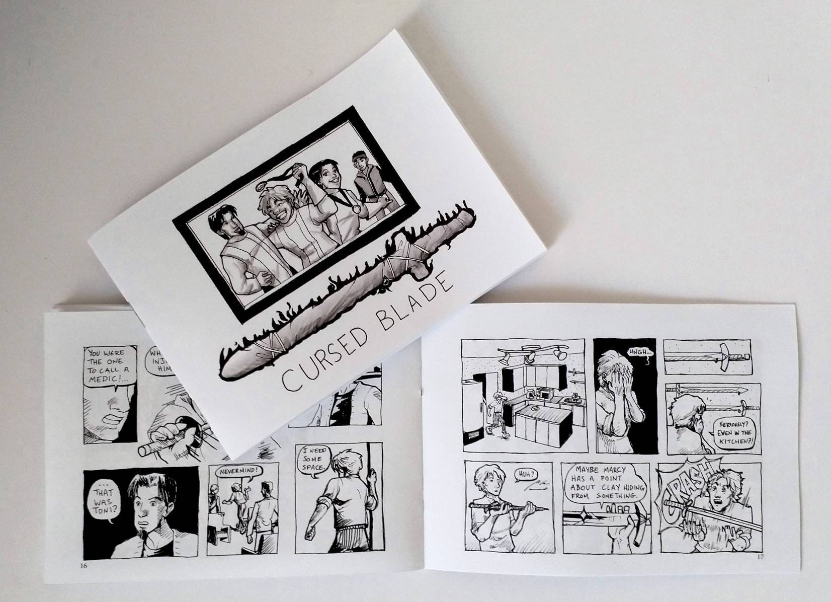 Cursed Blade Graphic Novel Zine - Etsy Singapore