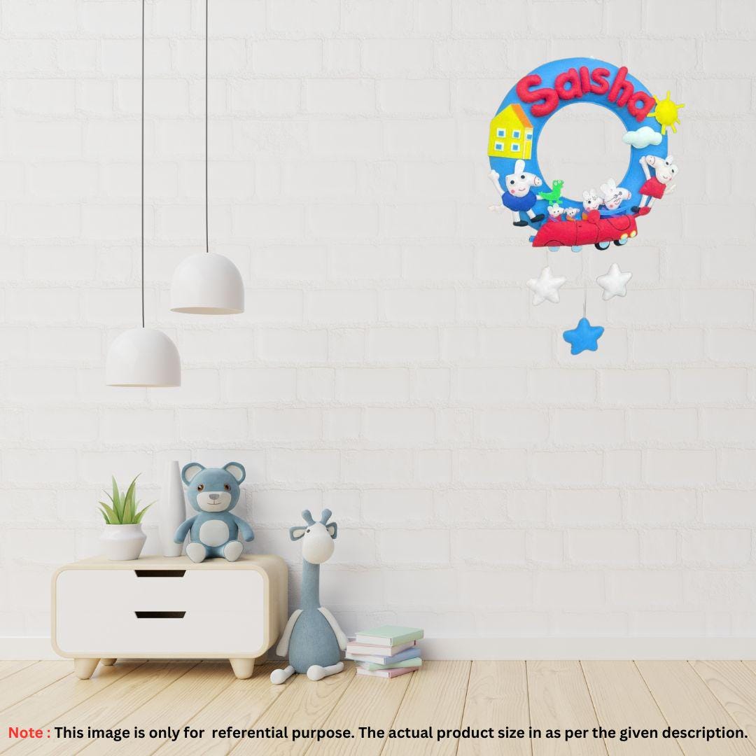 Junior Peppa Paradise Personalized Ring Name Hanging: Make Their Space ...