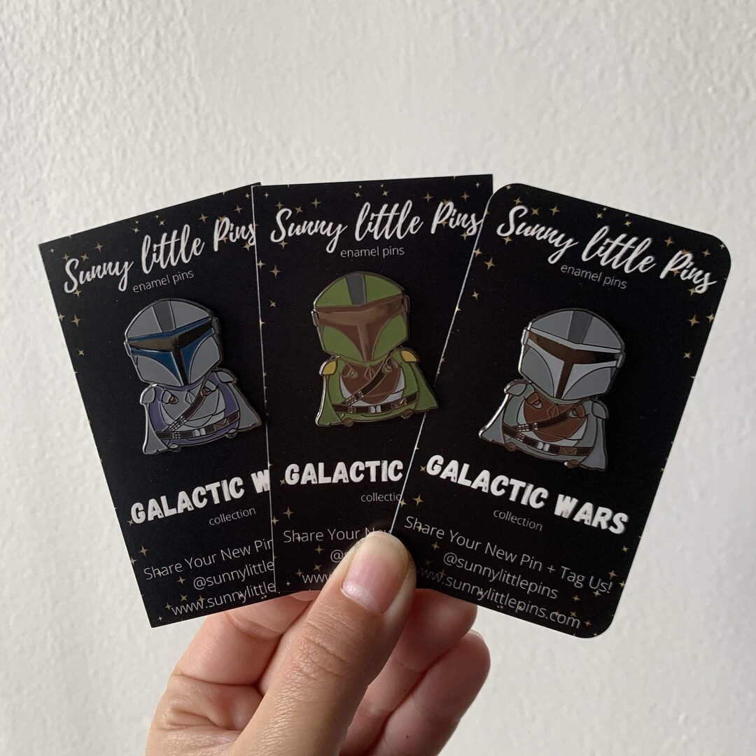 Bounty Hunter Series Mandalorian Pin Boba Fett Pin Jango Fett Pin - Etsy