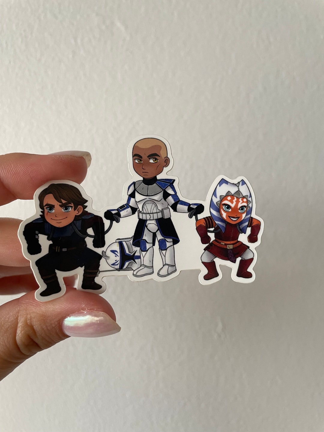 Disaster Trio Stickers | Chibi Style Anakin, Ahsoka and Rex Sticker ...