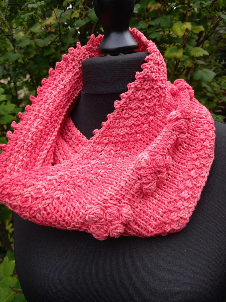 Easy Tunisian Crochet Cowl Pattern, Beginner-friendly DK Yarn Cowl, PDF ...