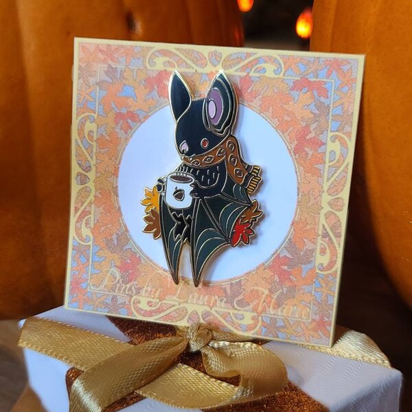 Bat Pin - Etsy