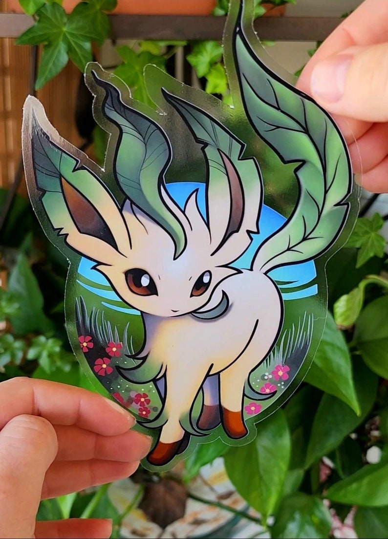 XXL Leafeon Sticker - Etsy
