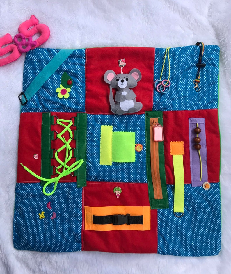 Sensory Blanket, Sensory Board, Kids Sensory Activity, Early Skill ...