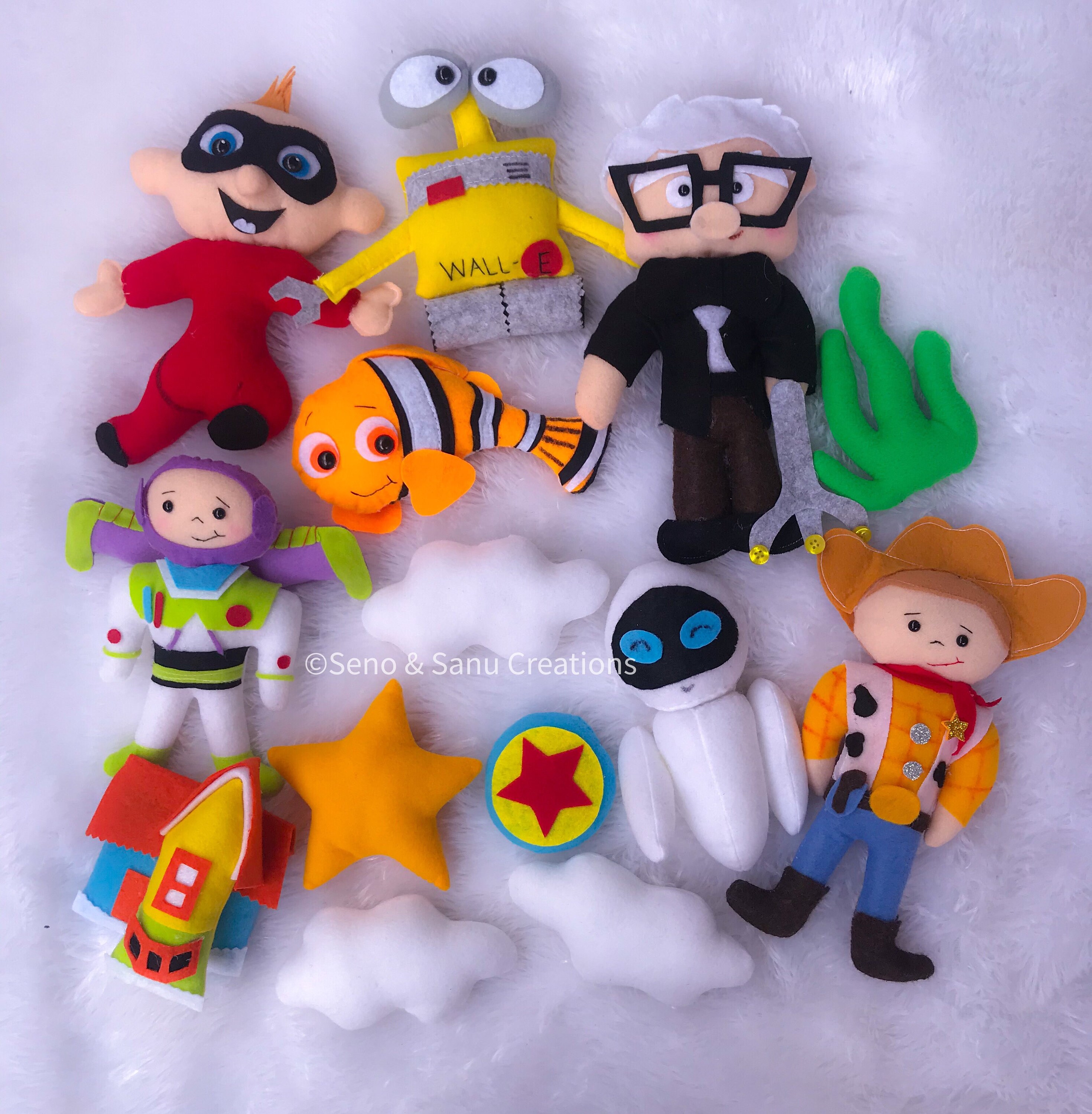 Pixar Movies Characters Theme Crib Mobile Nursery, Nursery Decor, Cot ...