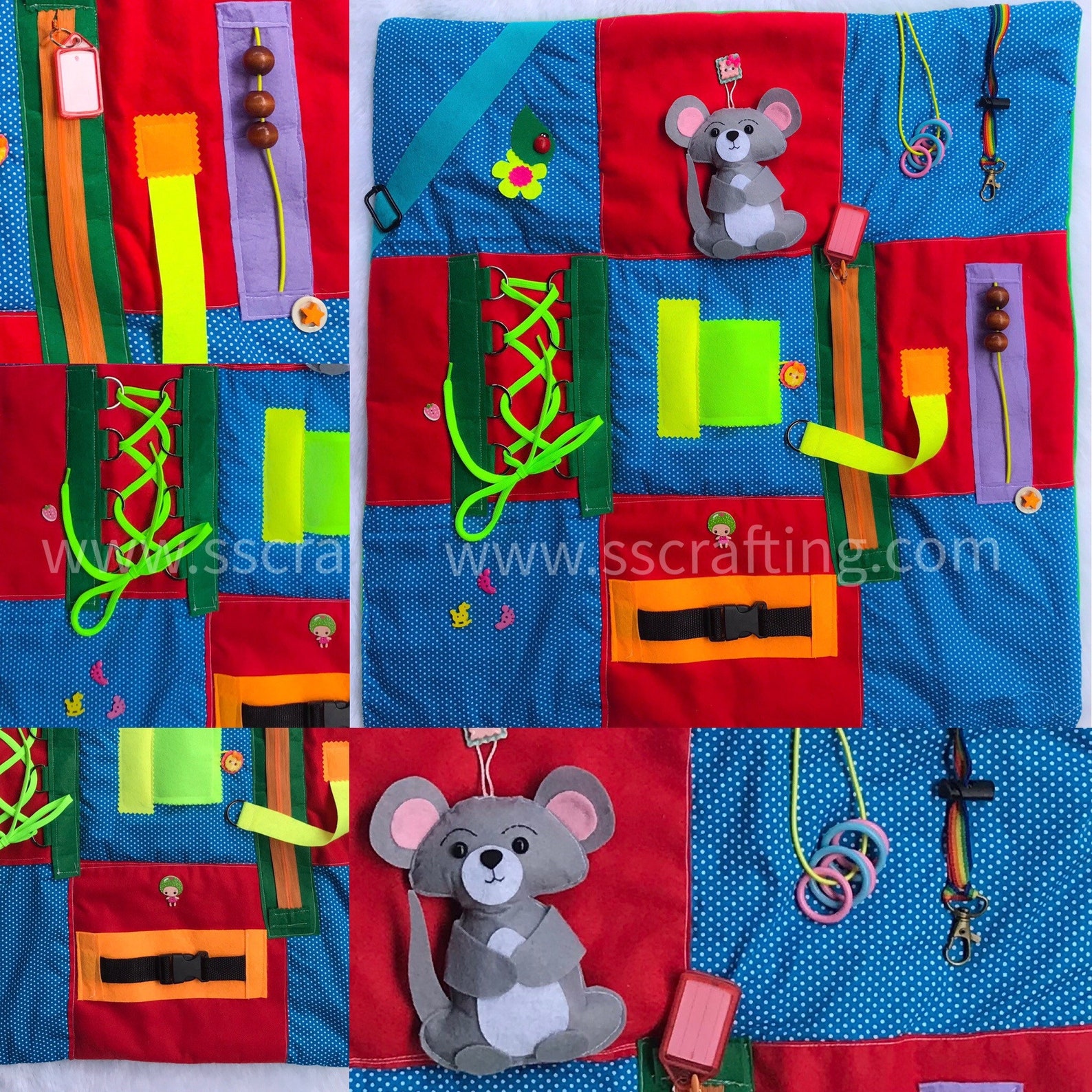 Sensory Blanket, Sensory Board, Kids Sensory Activity, Early Skill ...