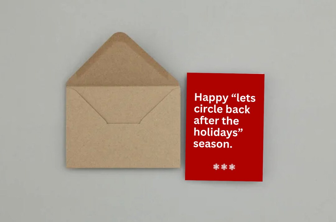 Funny Holiday Card For Coworker Christmas Card For Teammate Etsy Funny Holiday Card For Coworker Christmas Card For Teammate Etsy