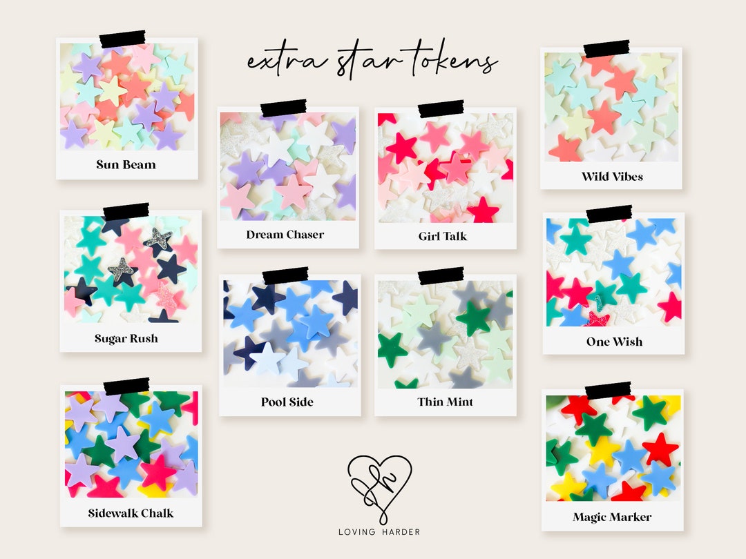Extra Star Tokens - Etsy