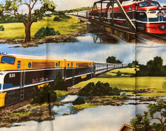 Fabric, Rail King Trains, Trains, Vintage,countryside, Train Station ...