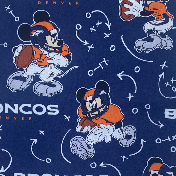 Mickey Mouse Denver Broncos - Etsy