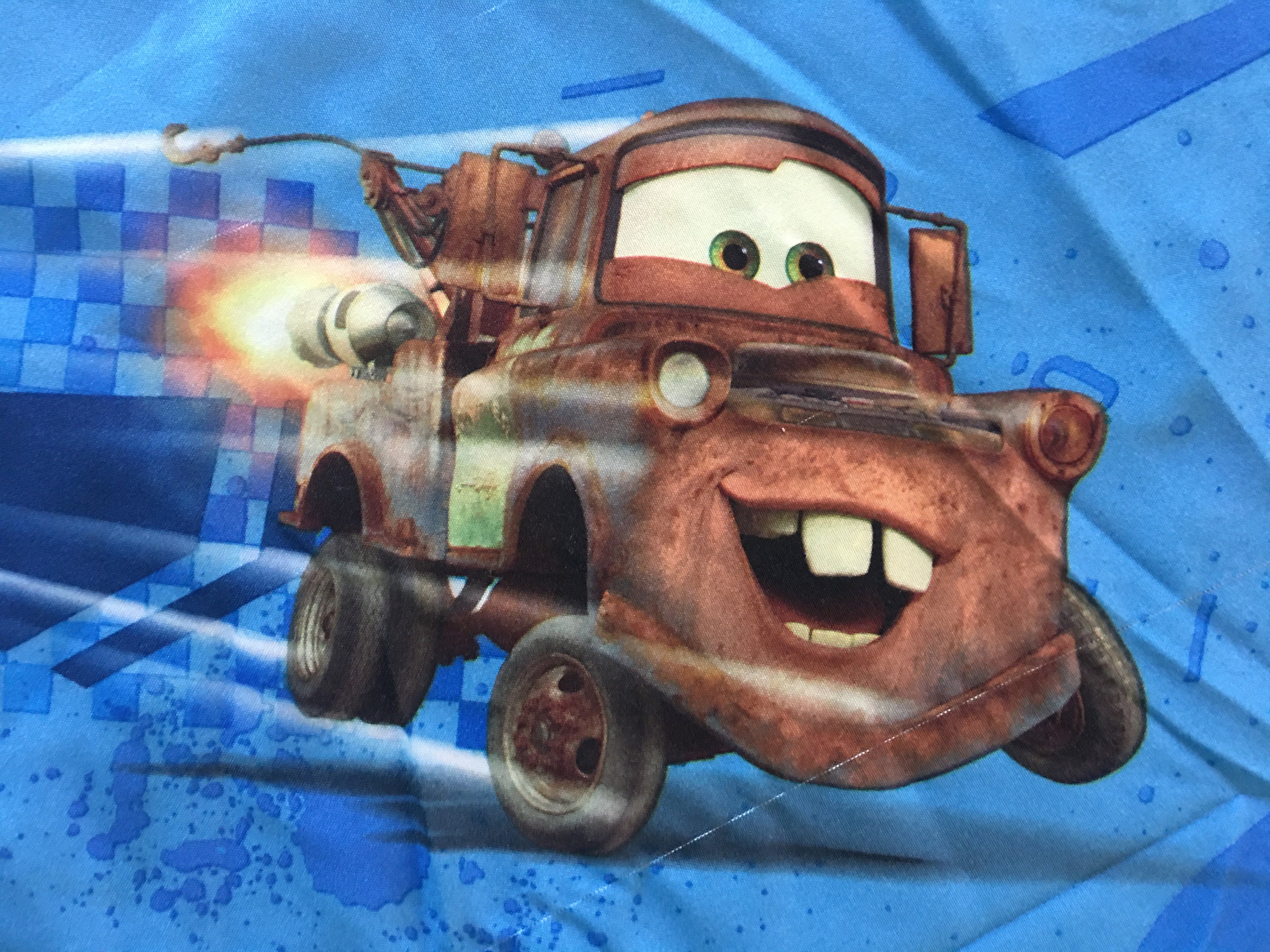 Disney Cars Sheet, Pixar Cars, City Limits, Tow Mater, Twin Top Sheet ...