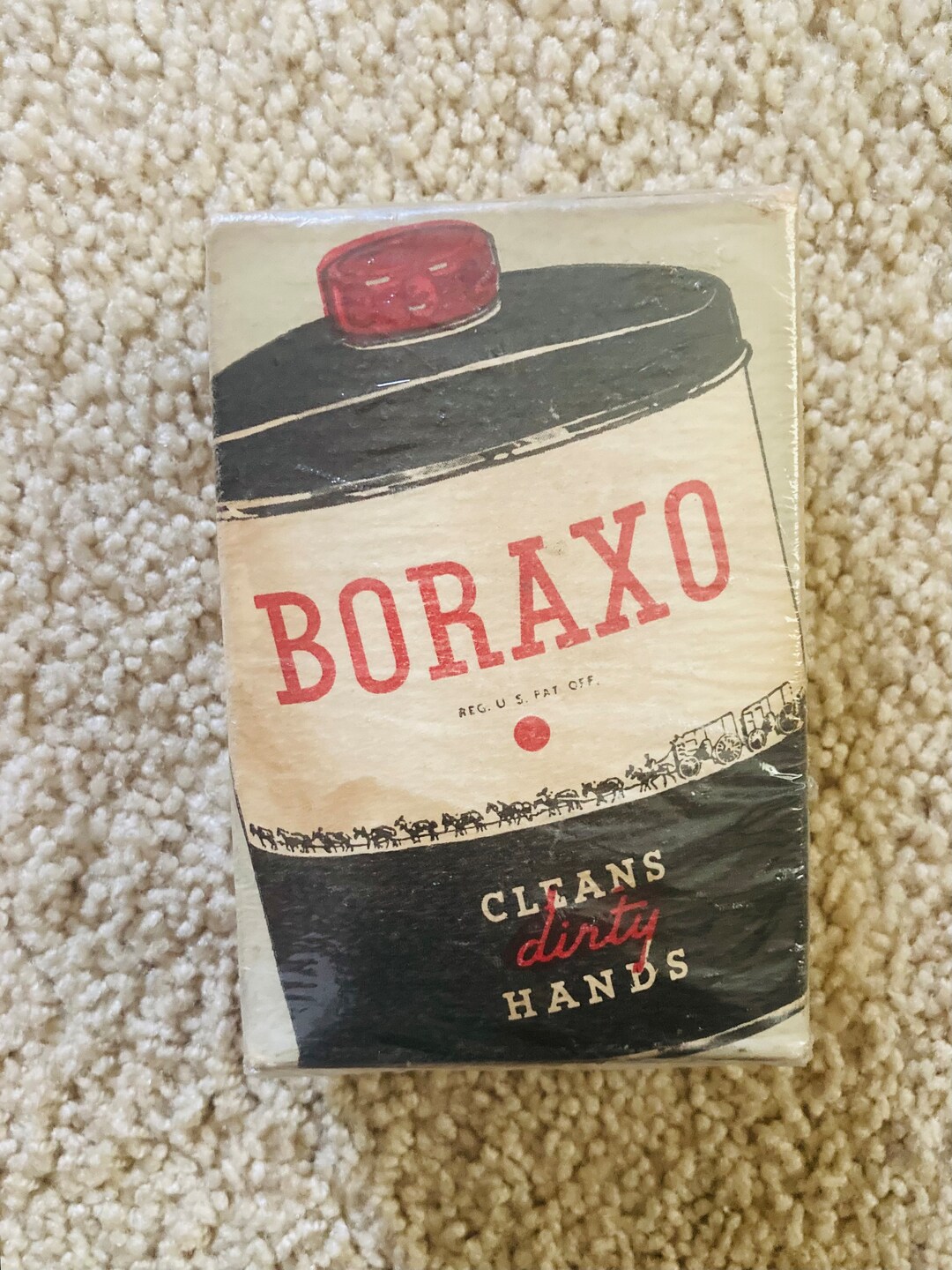 Cardboard Boraxo Box. - Etsy