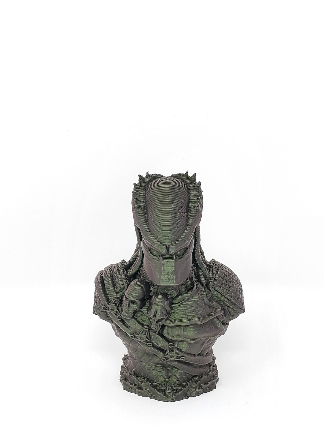 Predator 3D Printed Bust Figurine | Fan Art Based on the Predator (2018 ...