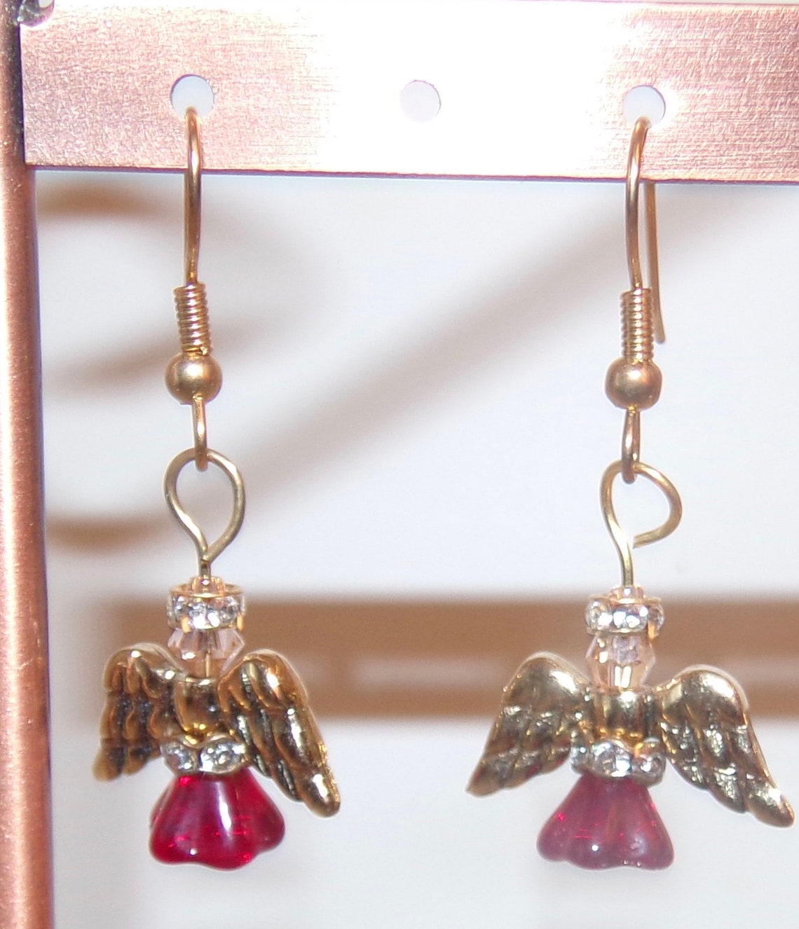 Dangle Earrings Featuring Angels - Etsy
