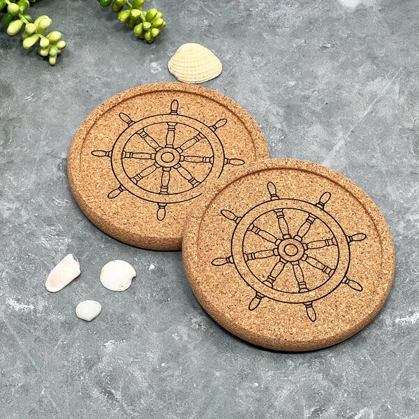 Cork Coasters - Etsy