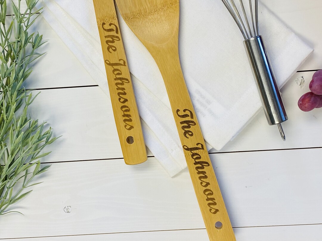 Bulk Wooden Kitchen Utensils | Custom Engraving Utensils | Wood Kitchen ...