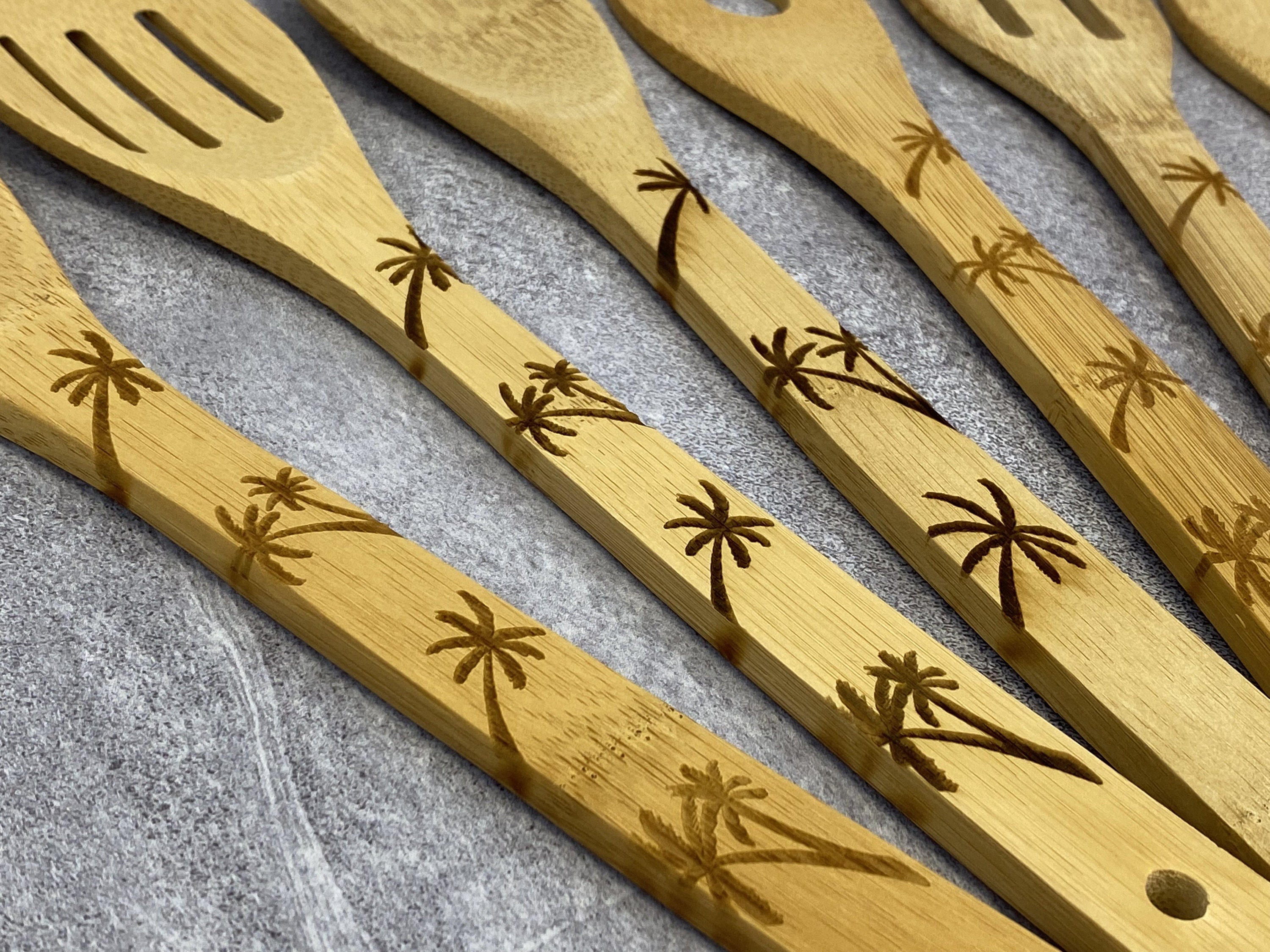 Palm Tree Spoon Set Tropical Themed Gift Coastal Kitchen - Etsy Sweden