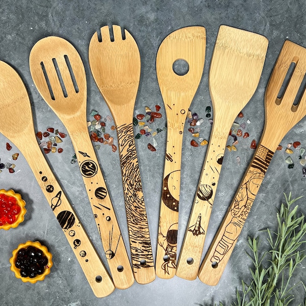 Wood Burned Spoons - Etsy