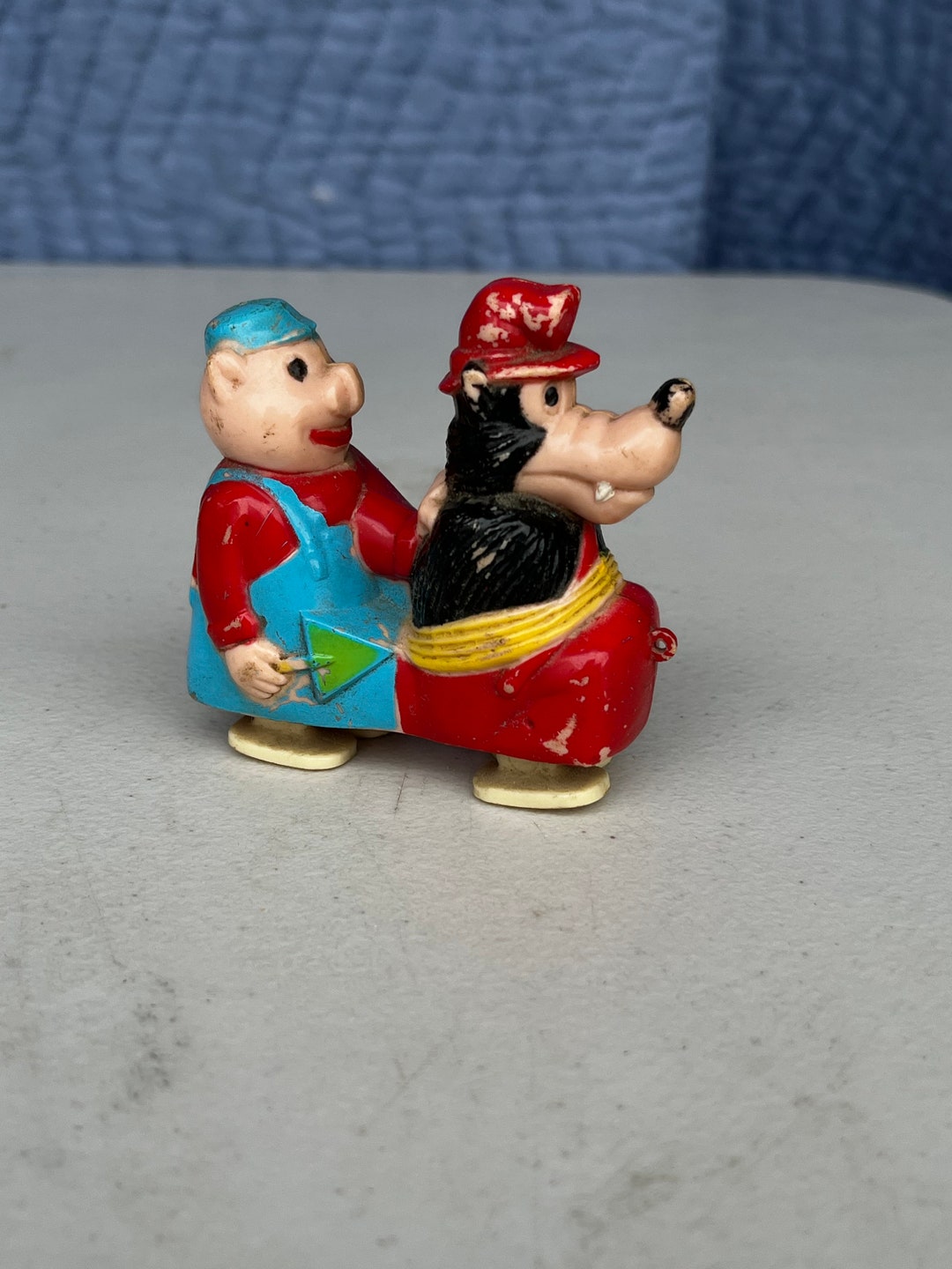 Disney Three Little Pigs & Big Bad Wolf Walker Toy - Etsy