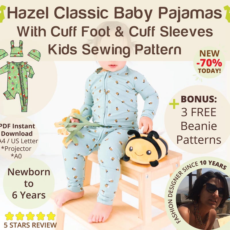 Pajamas Pdf Pattern - Etsy
