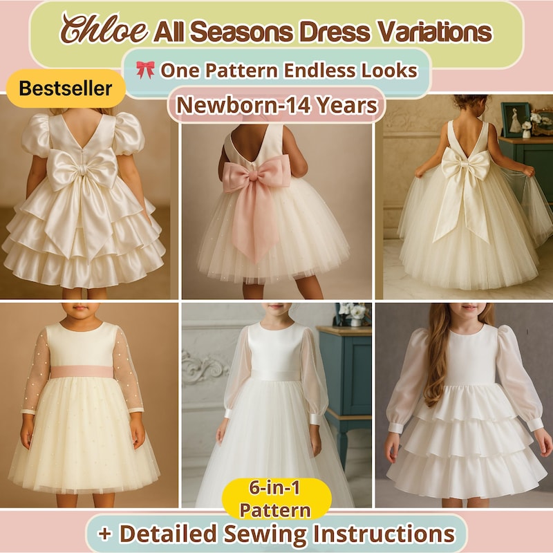 Classic Girls Dress - Etsy
