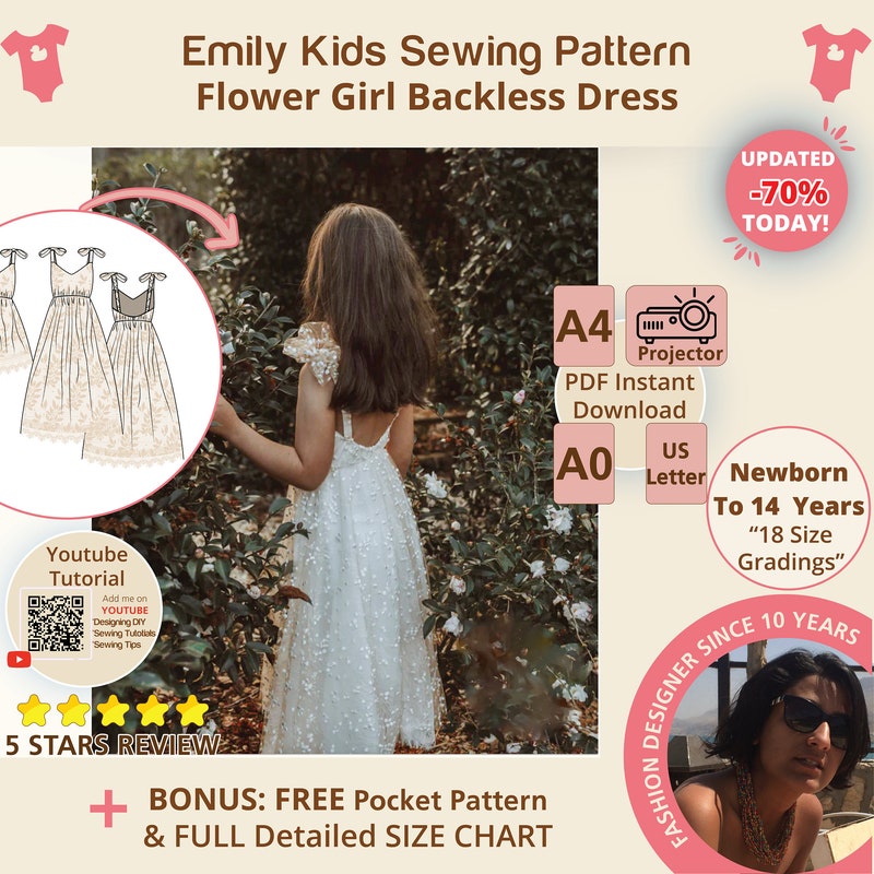Flower Girl Pattern - Etsy