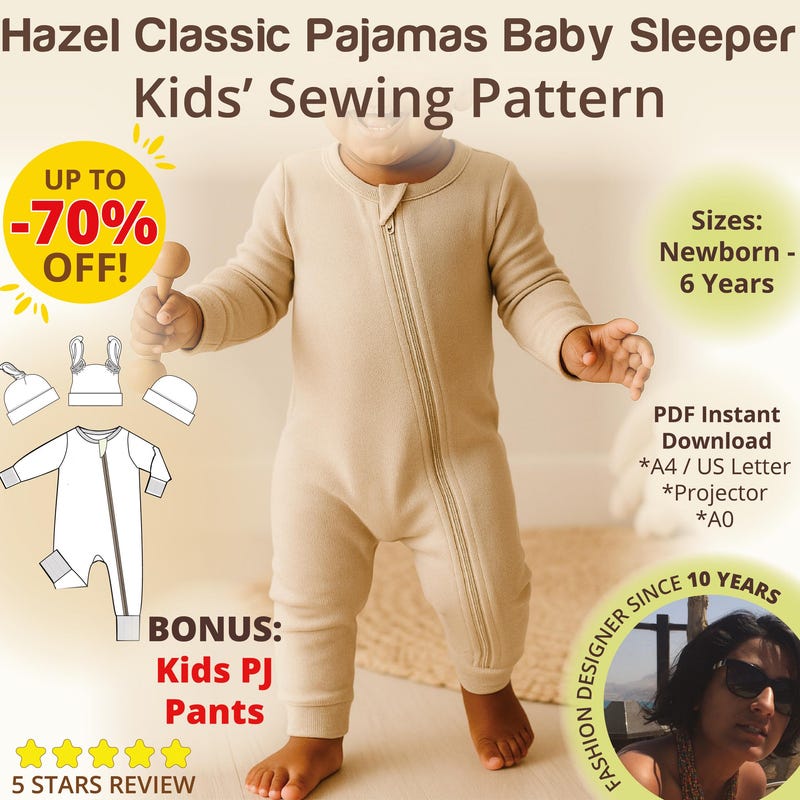 Paper Pattern Pyjamas - Etsy