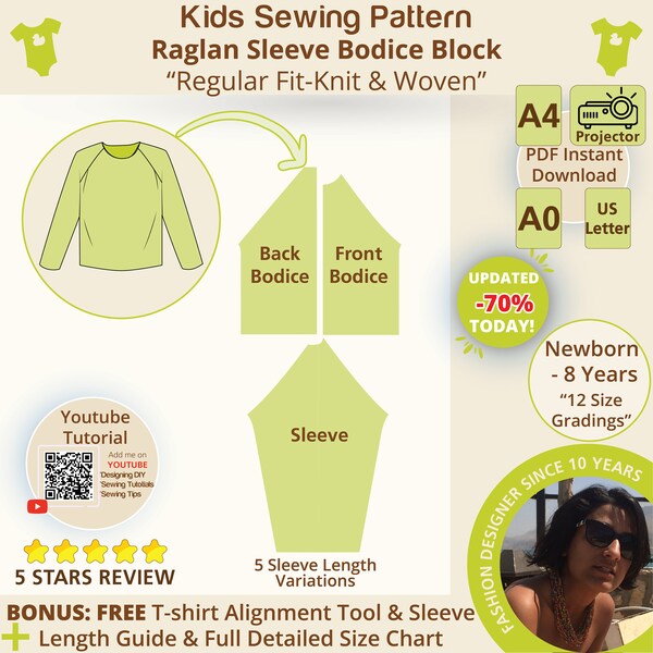 Raglan Sleeve - Etsy