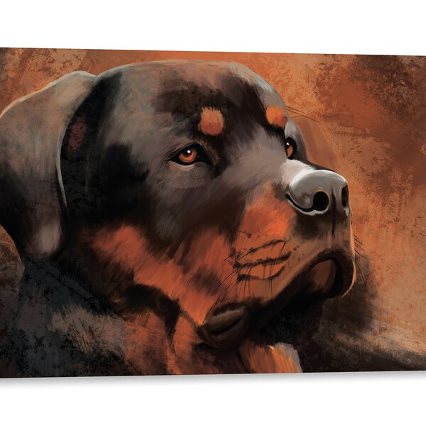 Rottweiler Art - Etsy