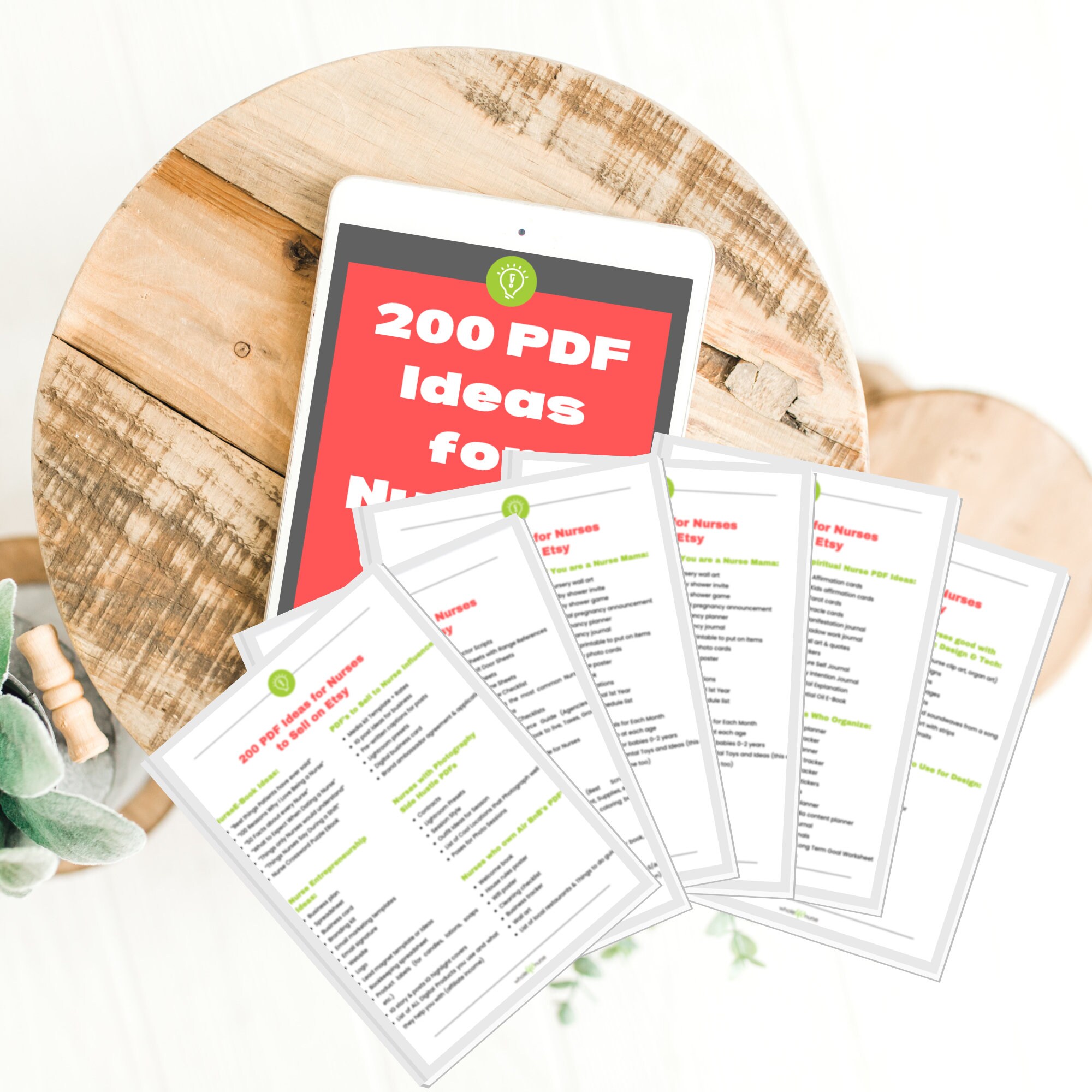 200 PDF & Digital Product Ideas for Nurses to Sell on Etsy! - Etsy