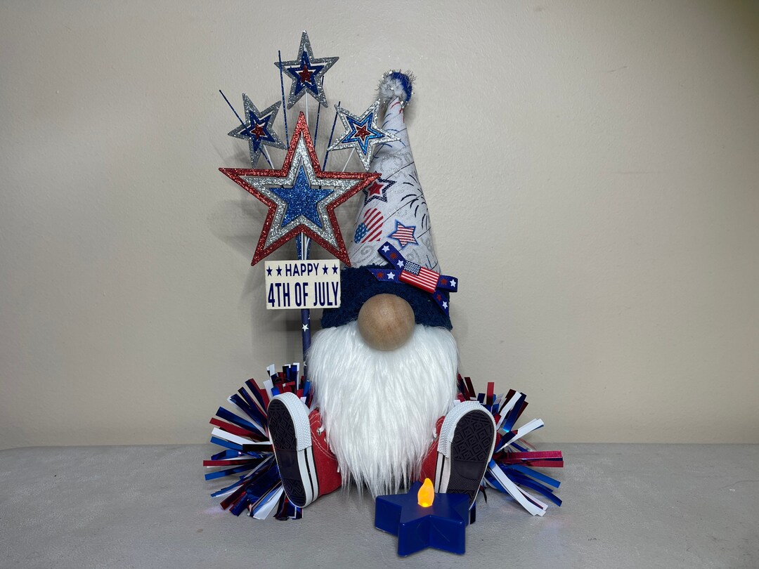 Happy 4th of July Gnome - Etsy