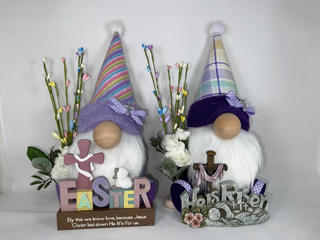 Religious Easter Gnome - Etsy