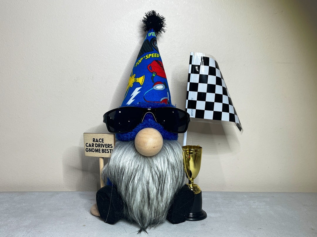 Race Car Driver Gnome - Etsy