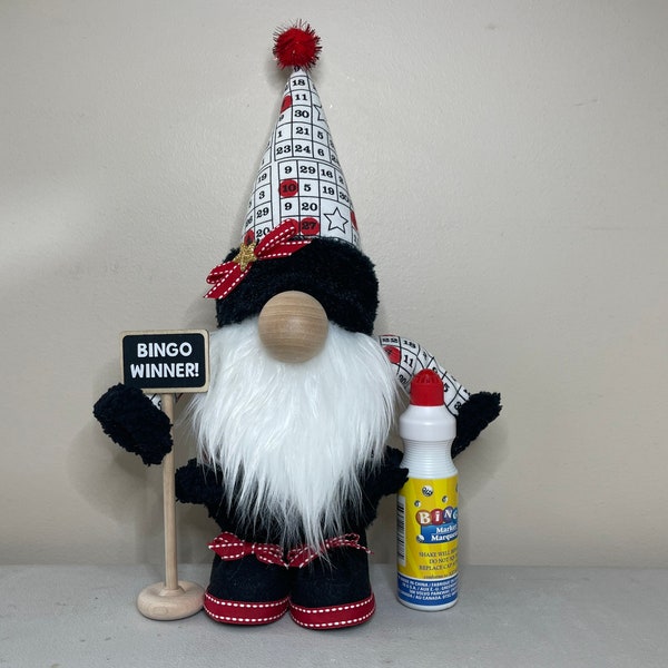 Bingo Gnome Svg - Etsy