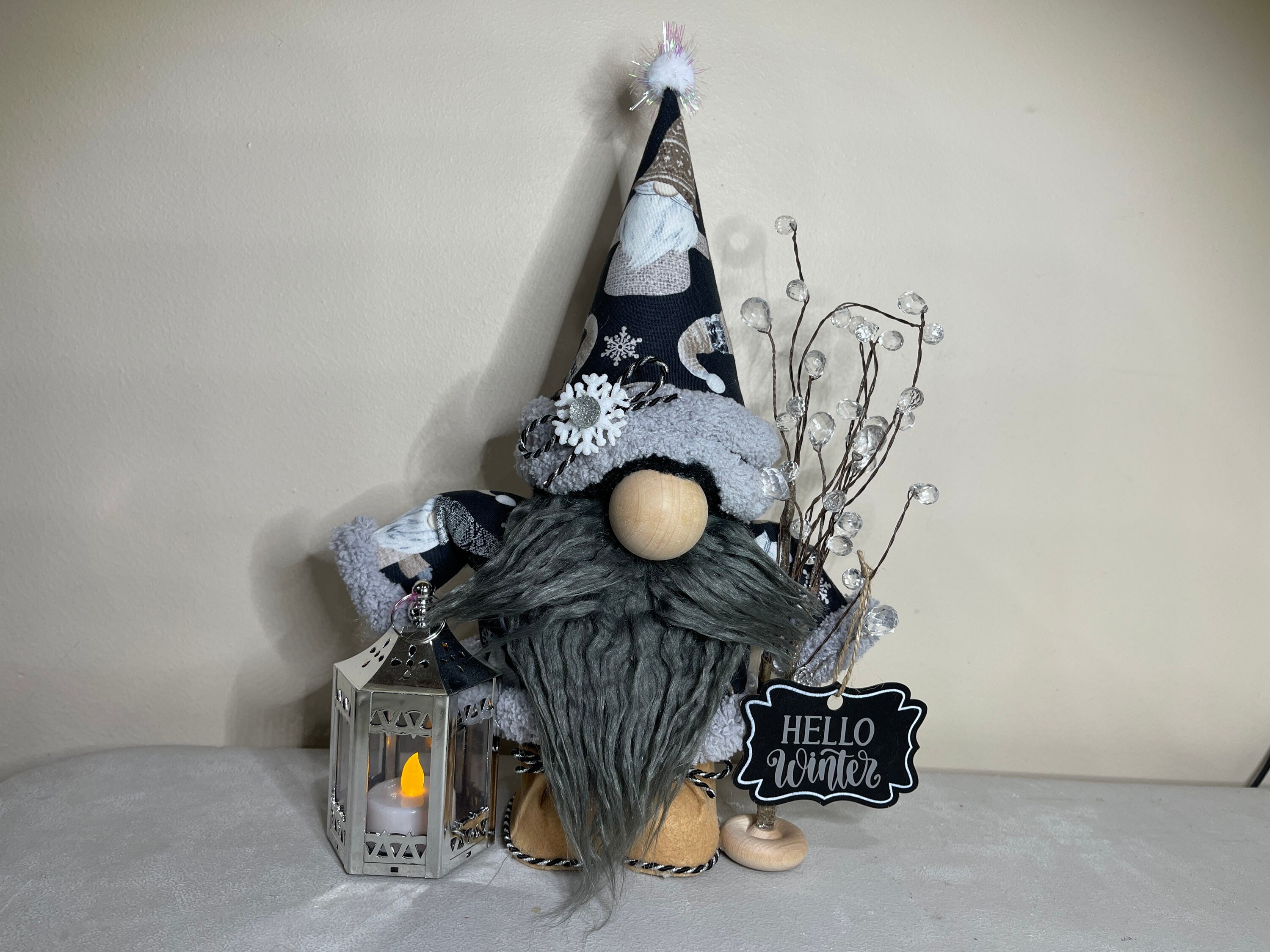 Hello Winter Gnome - Etsy