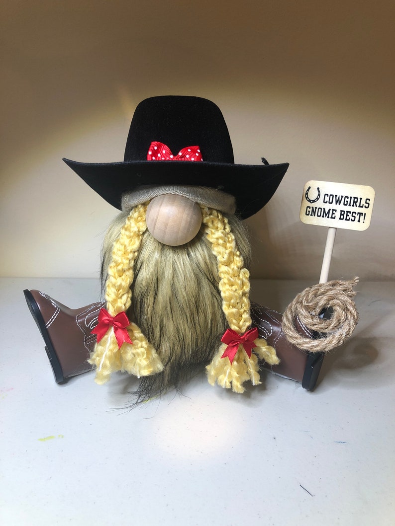 Cowgirl Gnome | Etsy
