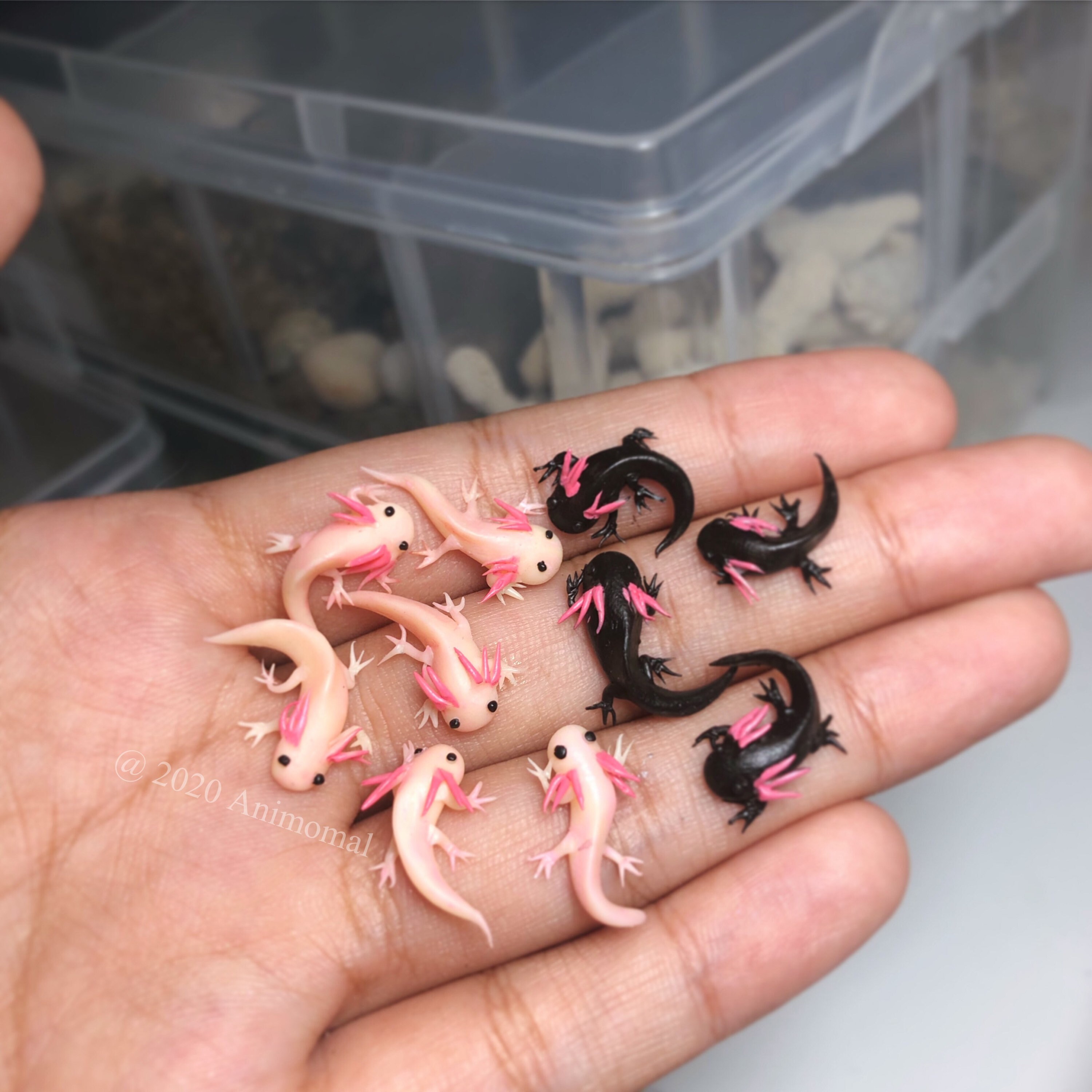 1 Piece Miniature Axolotlminiaturesaxolotlsdollhouse | Etsy