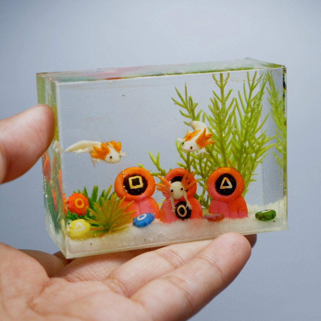 Miniature Clay Axolotl Tank - Etsy