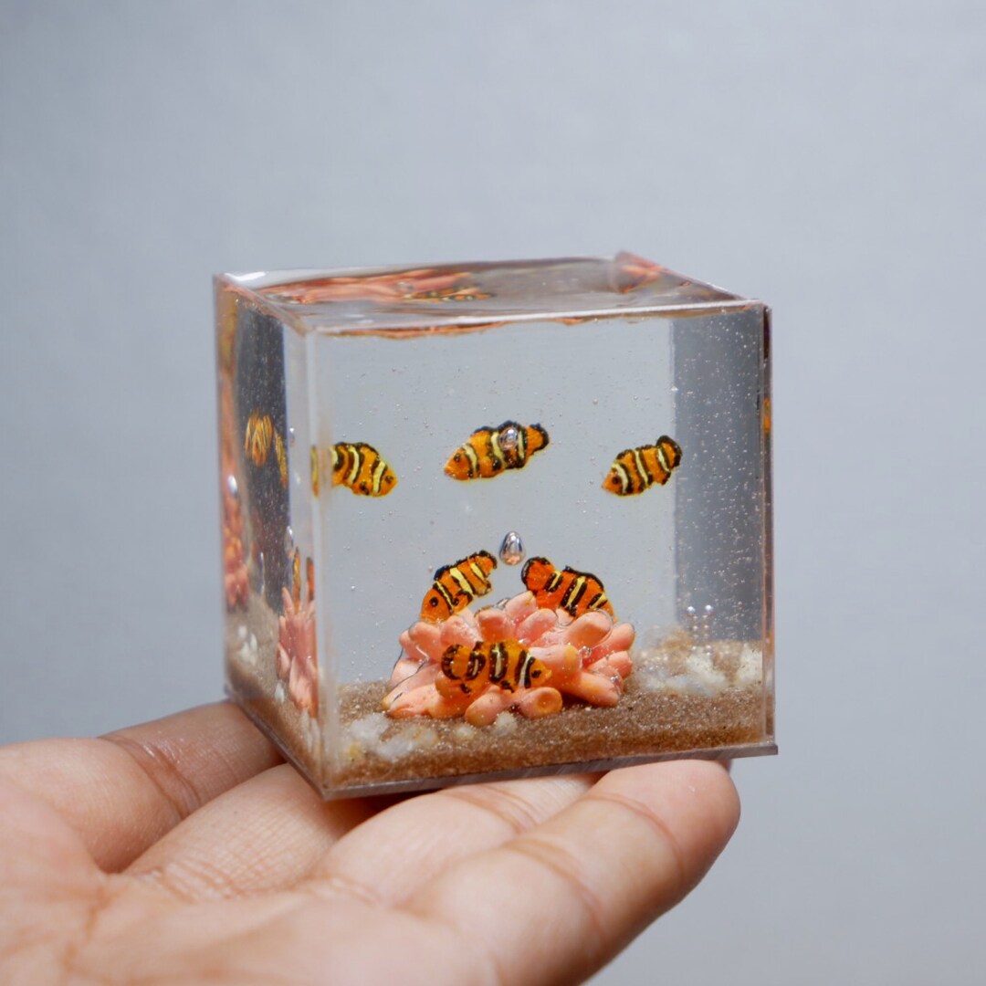 Miniature Clownfish Tank - Etsy