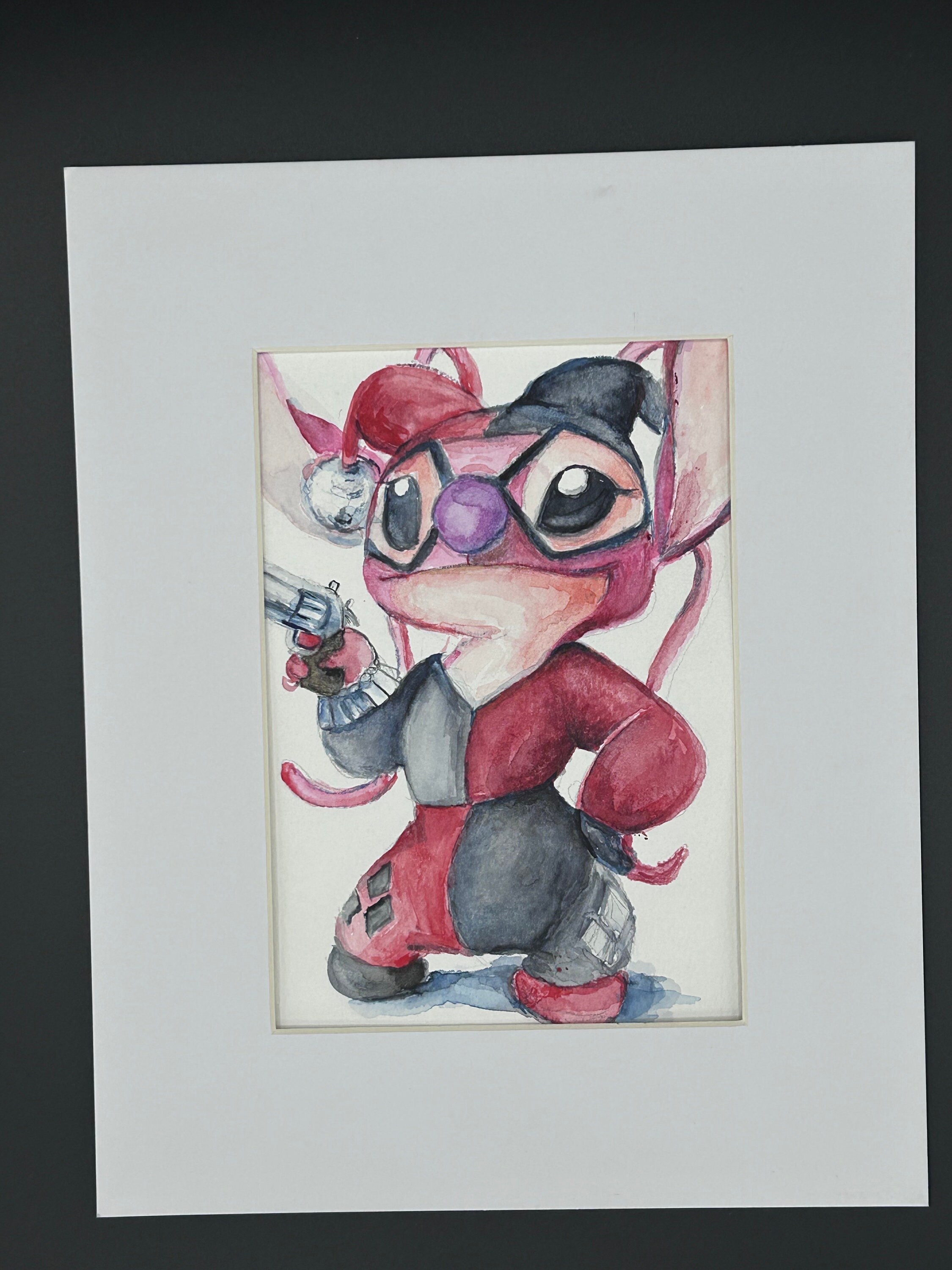 Disney Fan Art Stitch Crossover Halloween Original - Etsy