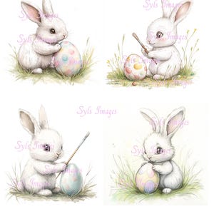 Easter Bunny - Instant Digital Download - Etsy