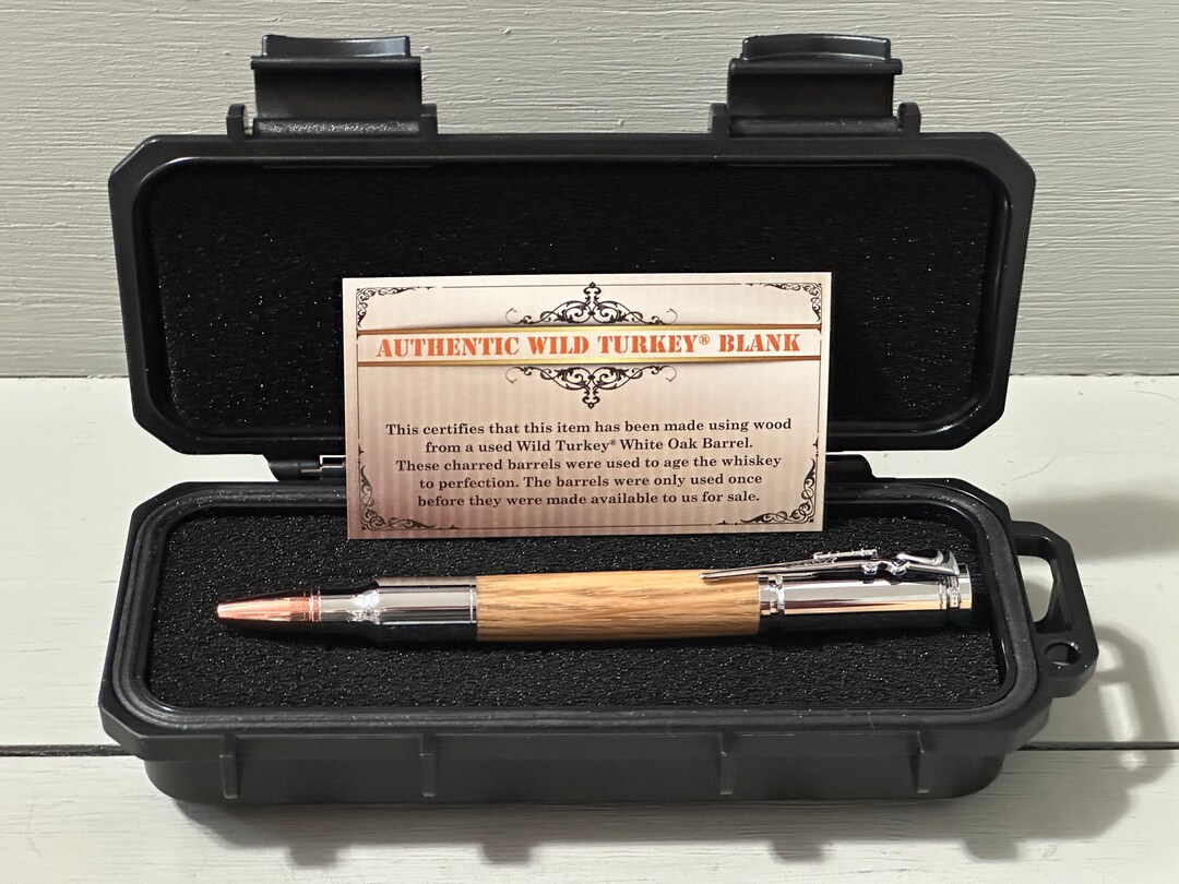 WILD TURKEY CHROME A 30 Caliber Bolt Action Pen - Etsy