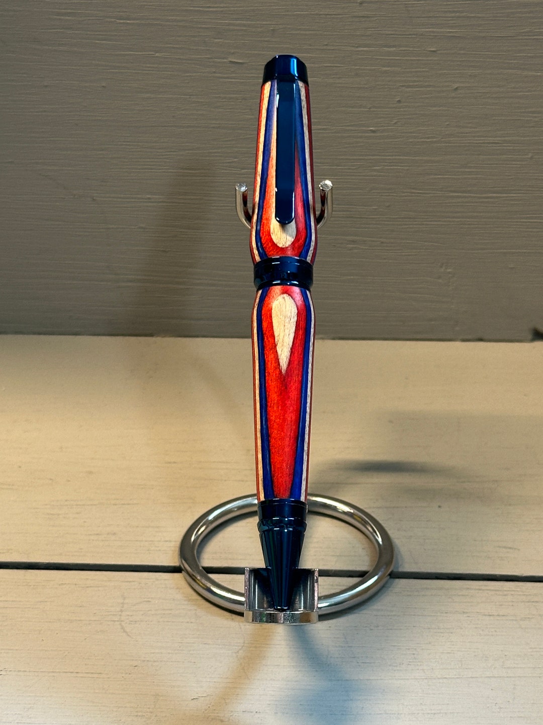FIRECRACKER! - A Handcrafted Cigar-style Pen of Red, White and Blue ...