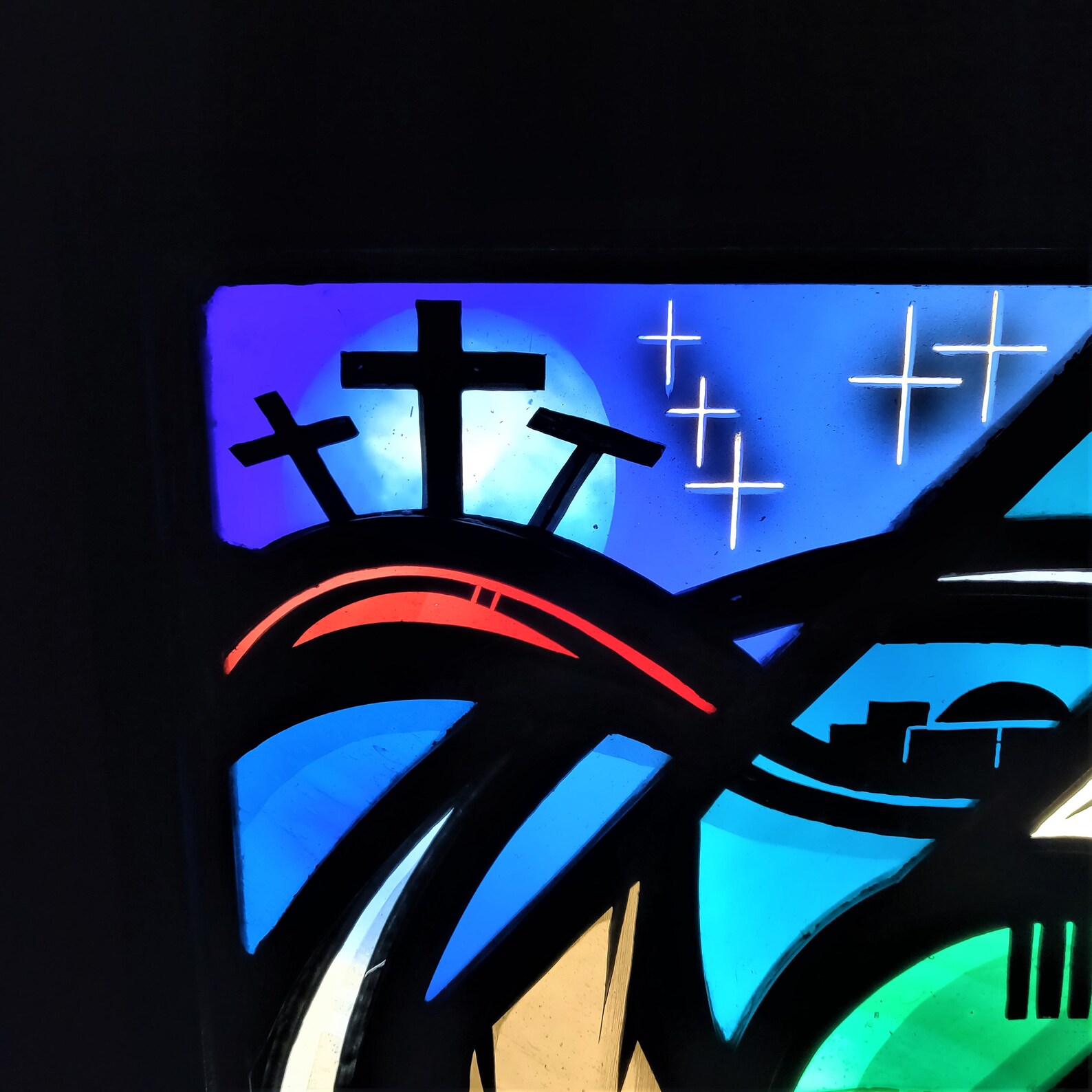 The Trinity - Stained Glass - Etsy