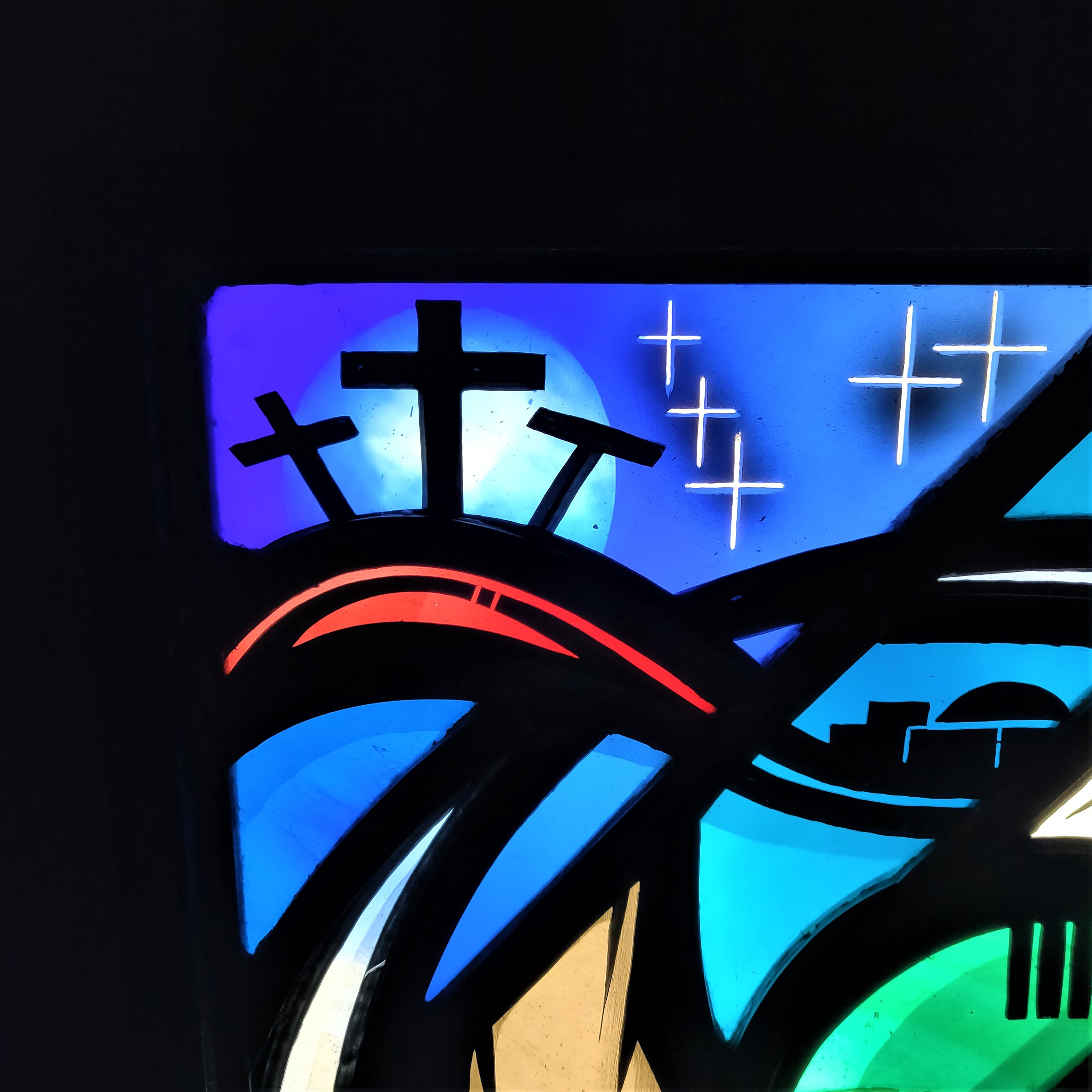 The Trinity - Stained Glass - Etsy