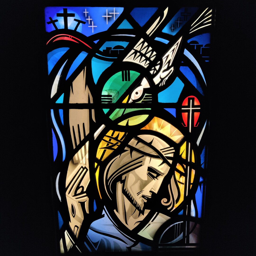 The Trinity - Stained Glass - Etsy