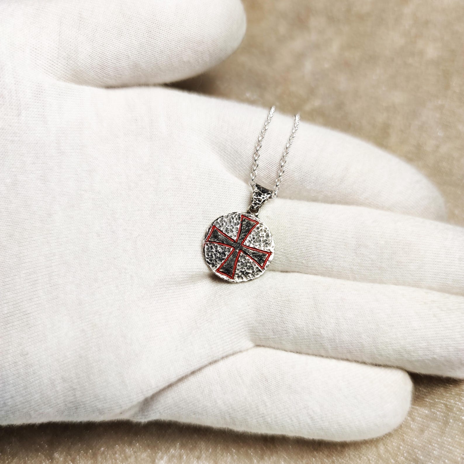 Gothic Cross, Solid Silver 925, Birthday Gift, Templar Cross Pendant - Etsy