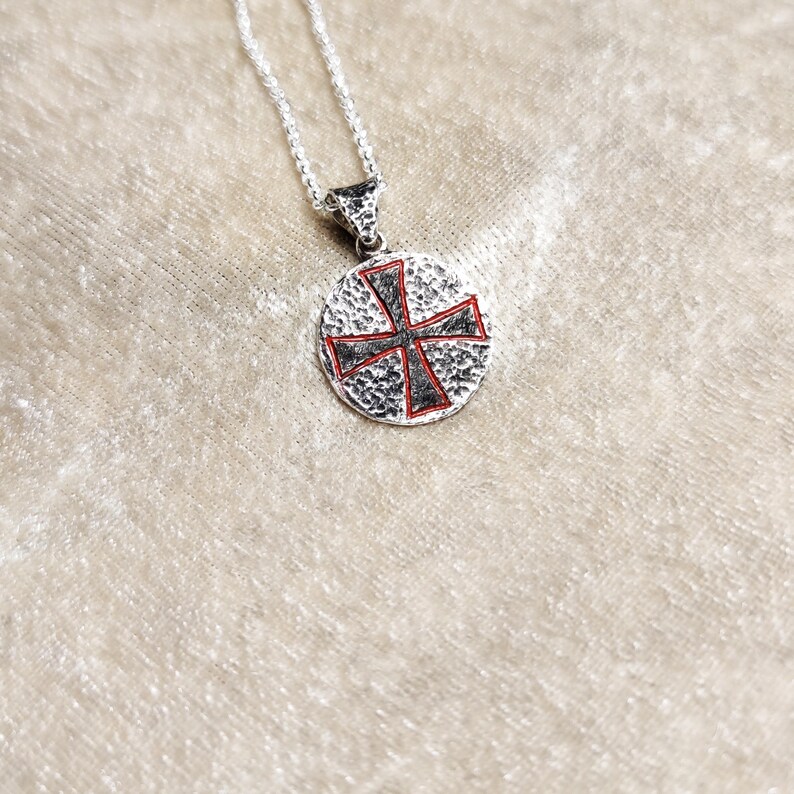 Gothic Cross, Jewelry for Men, Solid Silver 925, Birthday Gift, Templar ...