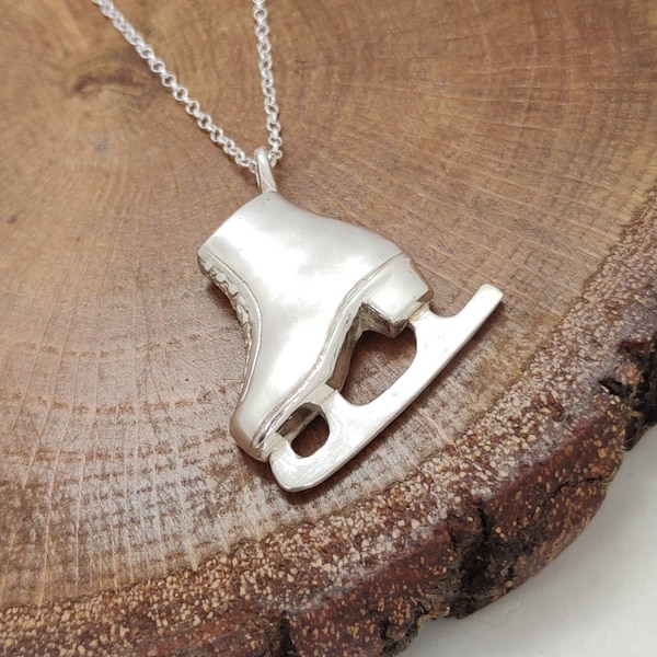 Ice Skating Necklace - Etsy
